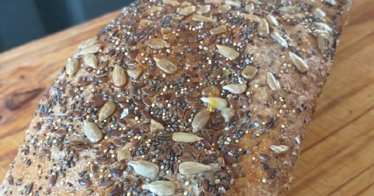 Pan Lactal Integral (Con Semillas) Receta de Gaby "Cook & Love 🍇"- Cookpad
