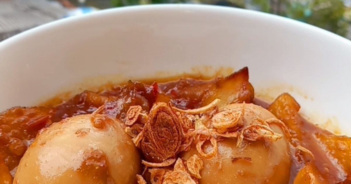 Resep Terik Telur Kentang oleh Rina Lilis Setyaningrum - Cookpad