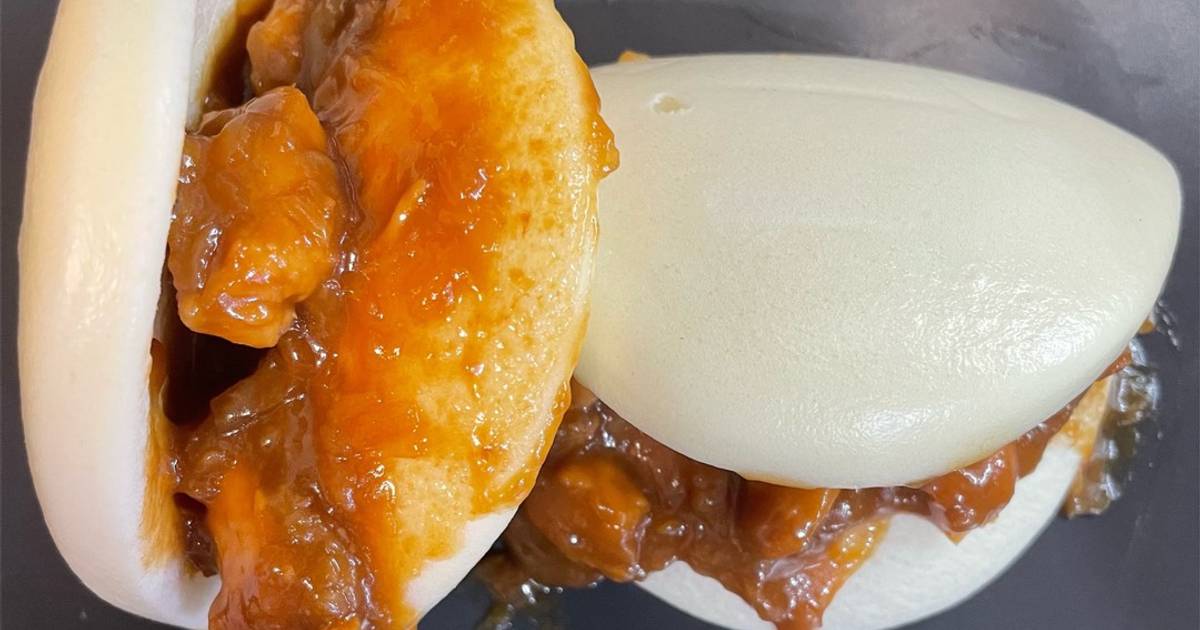Panes bao rellenos de pollo en salsa de coca cola en olla GM Receta de ...