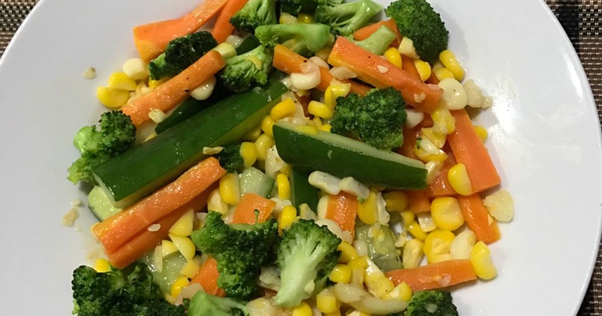 Resep Mix Vegetables (Side Dish) oleh Nukiko - Cookpad
