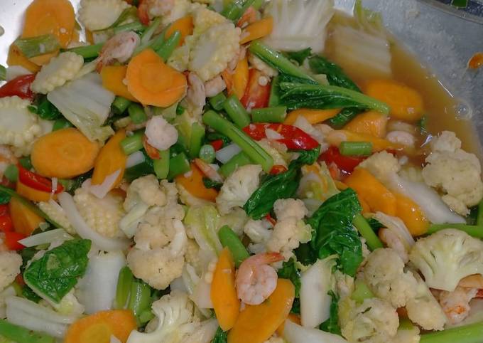 Resep Capcay Udang oleh Anggi Dwiarianie - Cookpad