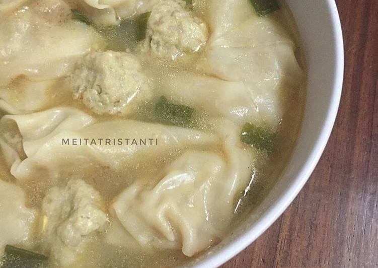 Resep Wonton Soup/Pangsit Kuah oleh Meita Tristanti - Cookpad