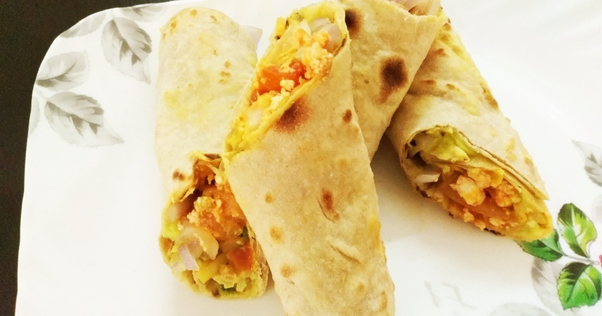 Vegetables Paneer Kathi Roll With Avocado Twist (Very Healthy Ve Recipe ...