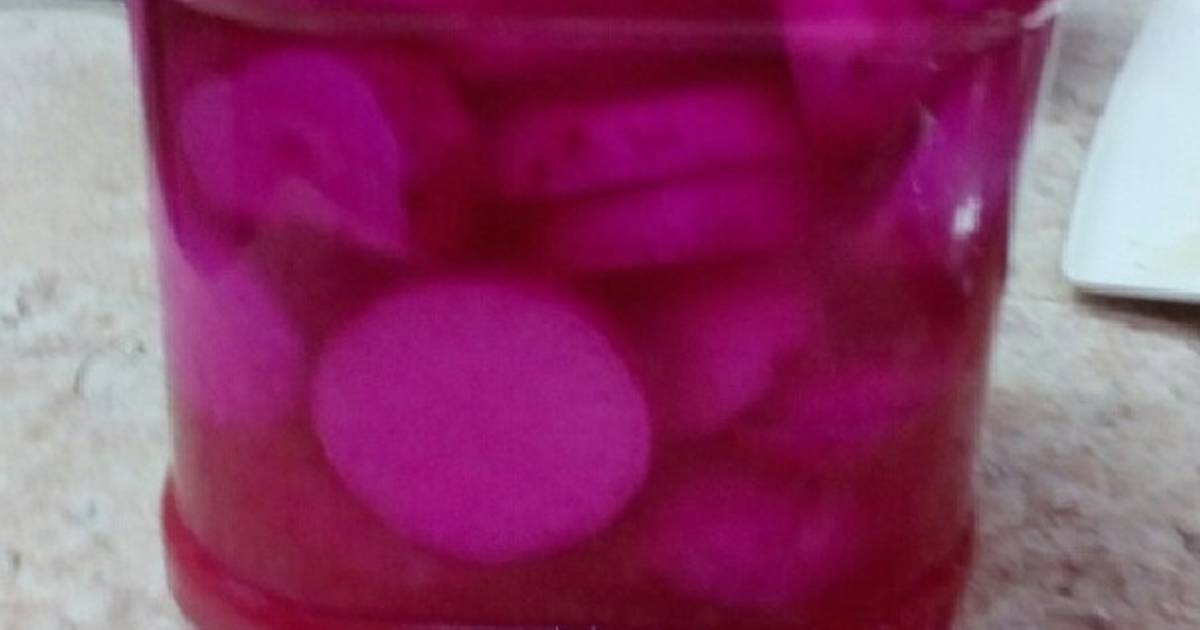 طريقة عمل مخلل لفت مكبوس على اصولها بطريقة سهلة وسريعة من Ayah Alzamal ...