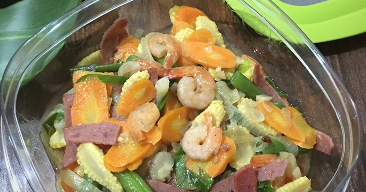 Resep Tumis Buncis, Wortel, Putren, Udang, Smoked Beef oleh Teh ...