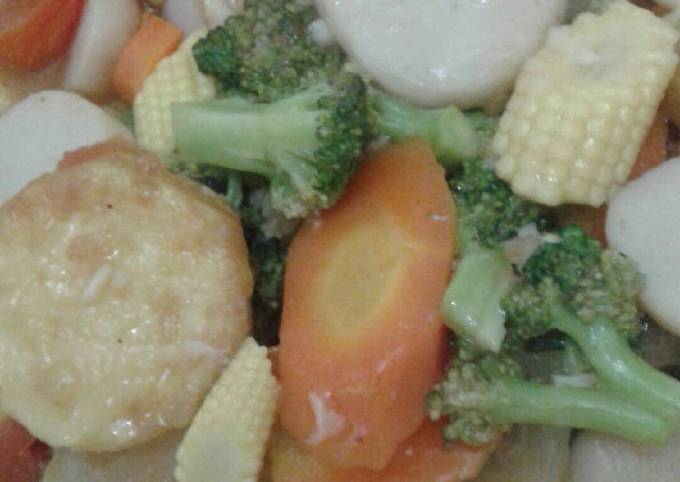 Resep Capcay with tofu and fishball oleh Dapur Nita - Cookpad