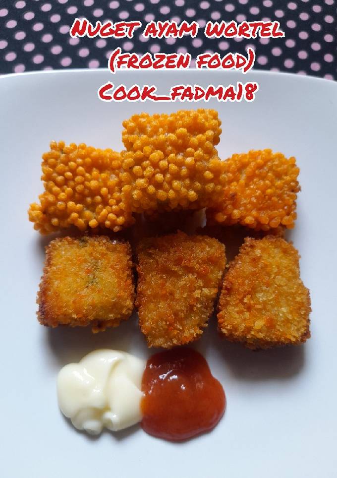 Resep Nuget ayam wortel (frozen food) oleh Fadma - Cookpad