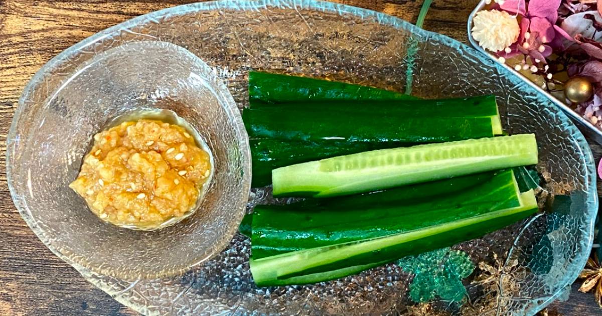 Cucumber Sticks with Miso Paste Recipe by Aunty Eiko's international ...
