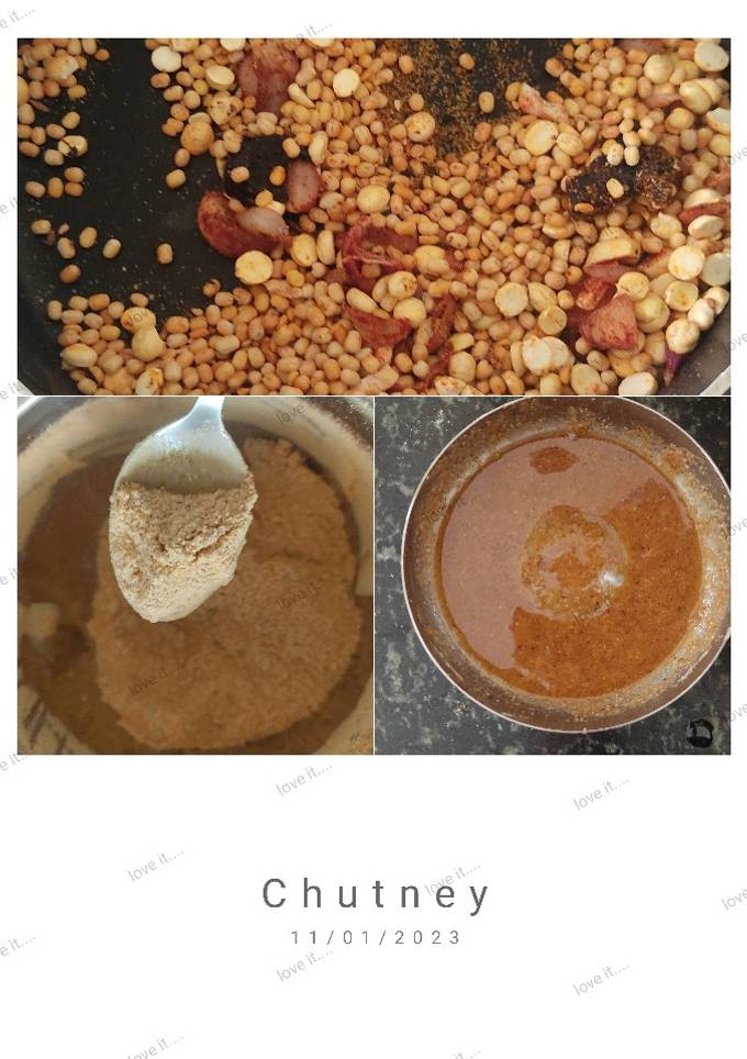 Idli, Dosa and appam instant chutney powder Recipe by anu.... - Cookpad