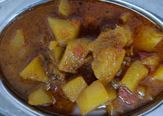 Raw papaya sabji Recipe by Chef Tripti Saxena - Cookpad