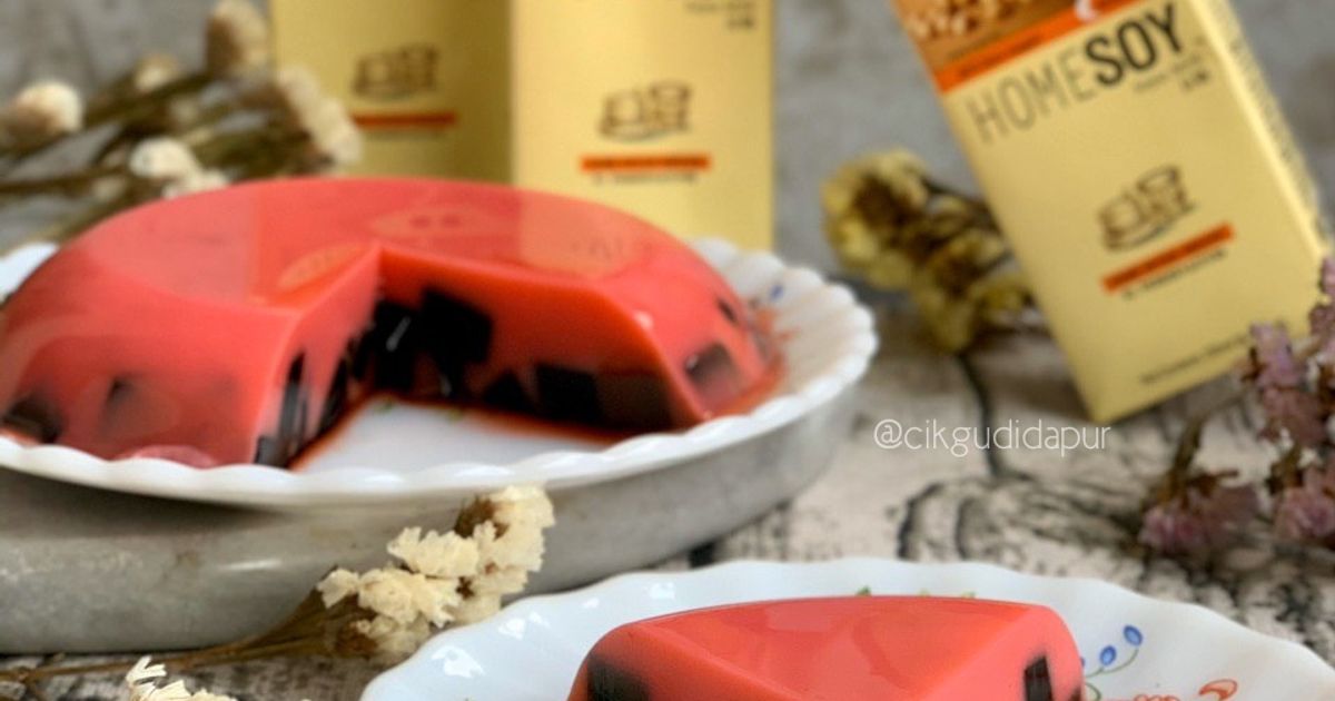 Resipi Agar Agar Cincau Bandung Soya Kurang Manis oleh Hafiza Muaddah ...