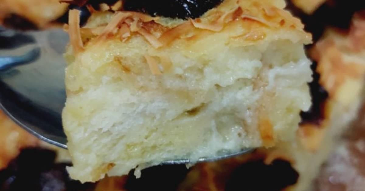 Resep Puding Roti Pisang Kurma oleh sri susanti - Cookpad