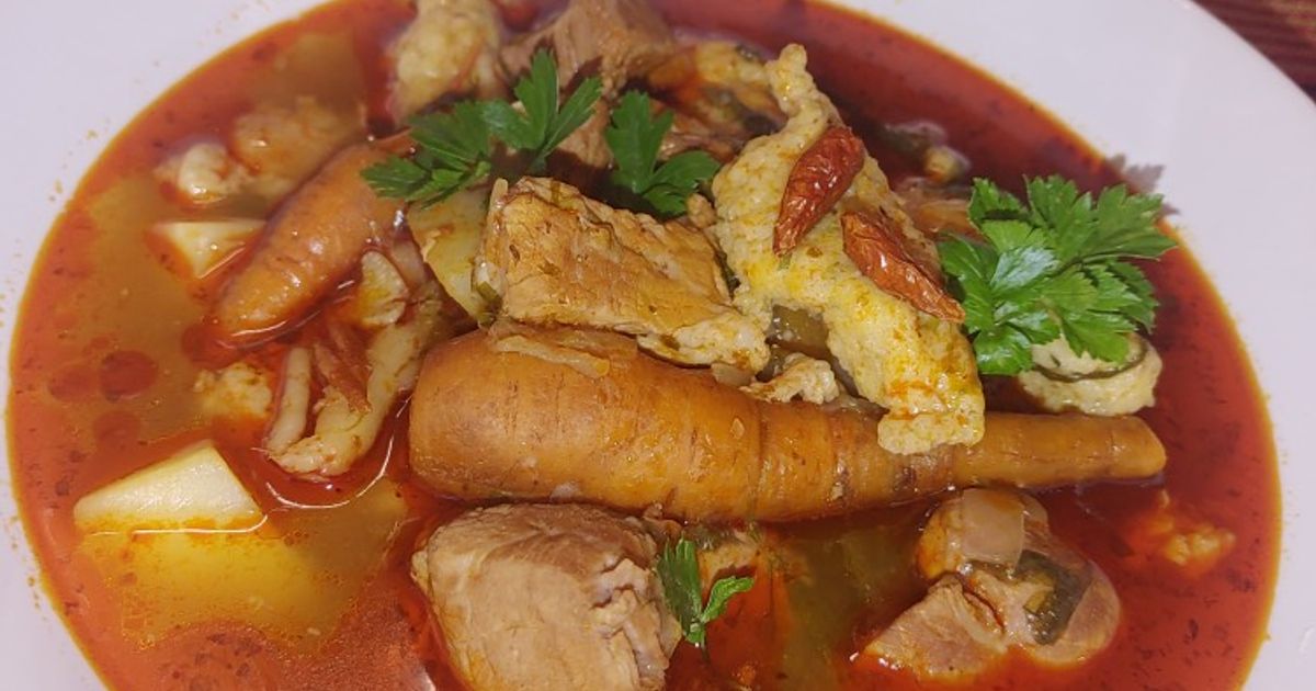 6 egyszerű és finom gulyás leves recept sertés lapockabol húsból recept ...
