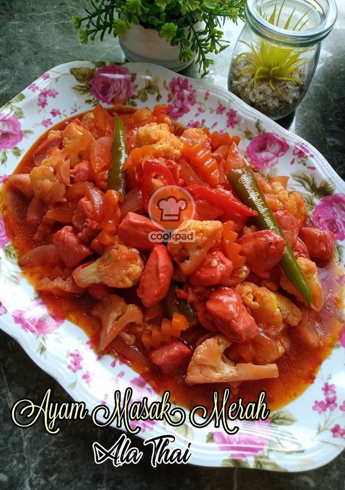Resipi Ayam Masak Merah Ala Thai oleh Nor Al Fatihah - Cookpad