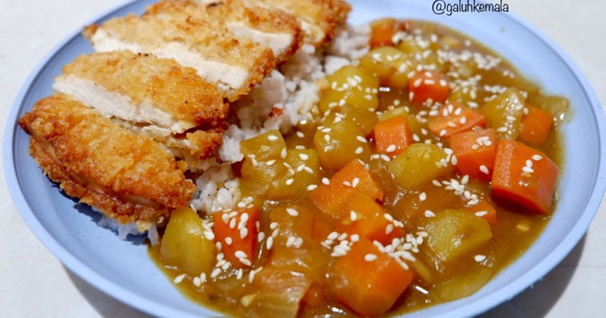 Resep Japanese Curry Rice / Nasi Kari Jepang 🇯🇵 Bumbu Instan oleh Galz ...
