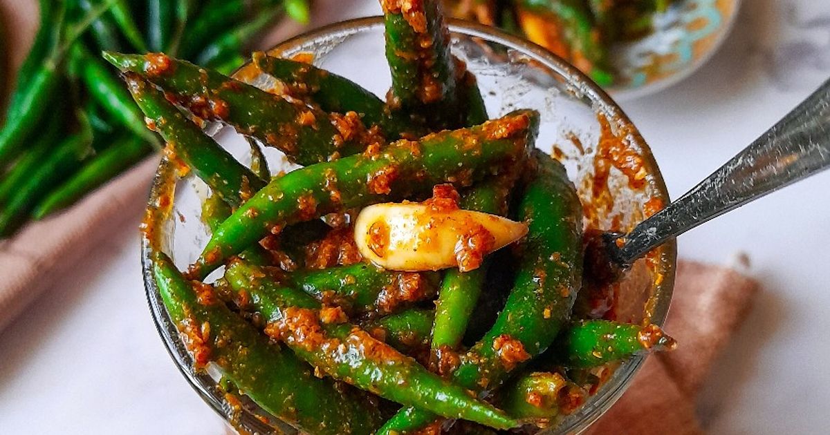 Resep Acar Cabe India / Indian Chili Pickle (Mirch Ka Achar) oleh Noof ...