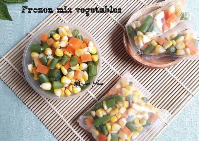 Resep Frozen mix vegetables oleh Mama fathan - Cookpad