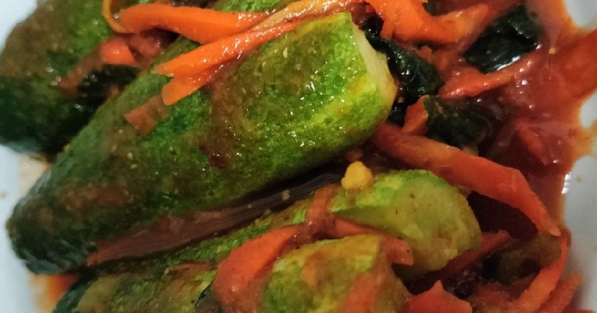 Resep Kimchi Timun Korea oleh Dapur Punbiyank-ida Nurfaida arisanti ...