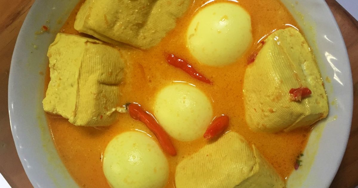 Resep Kalio Telur Dan Tahu oleh Wenny Indriati - Cookpad