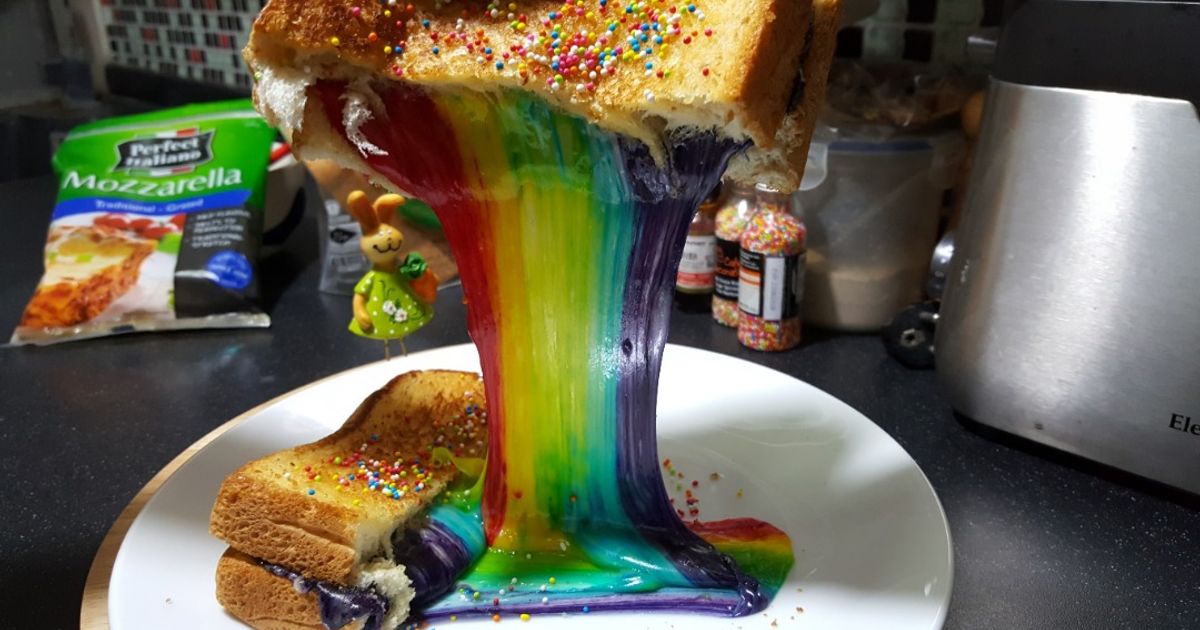 Rainbow Cheese Bread Recipe By Loly Channel