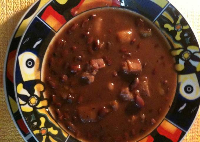 Potaje de frijoles colorados Receta de carmenchu.sanchezrojas- Cookpad