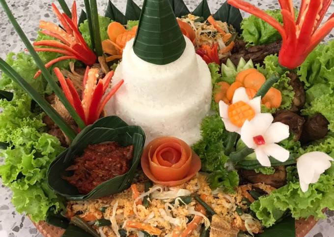 Resep Tumpeng Mini oleh IWA KARTIKA - Cookpad