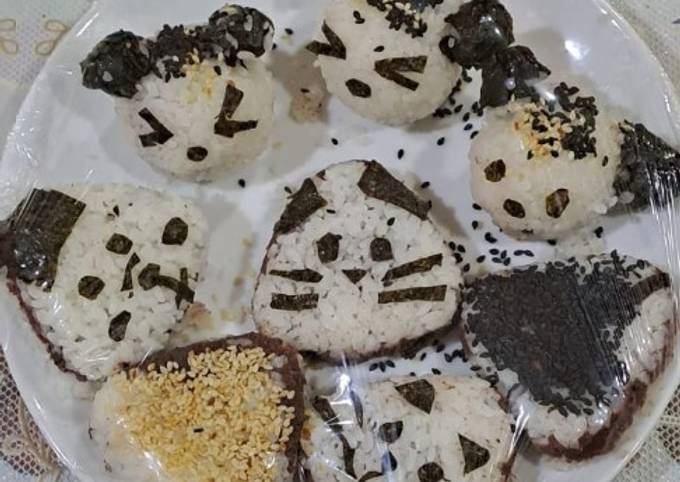 Resep Vegan Anko (red bean) Filling Onigiri (rice balls)🌱🍙 Pasta Kacang ...