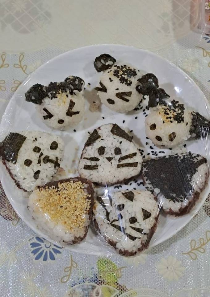 Resep Vegan Anko (red bean) Filling Onigiri (rice balls)🌱🍙 Pasta Kacang ...