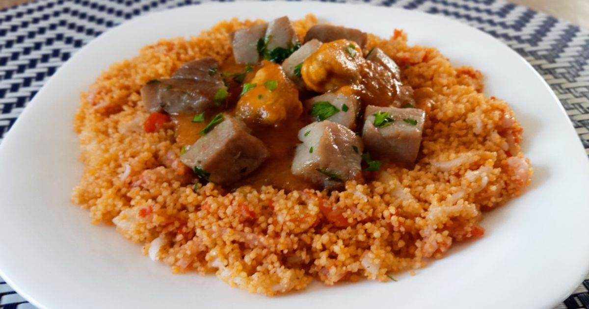 Cuscús Con Mejillones Y Atún Receta de Fini Bautista Angulo- Cookpad