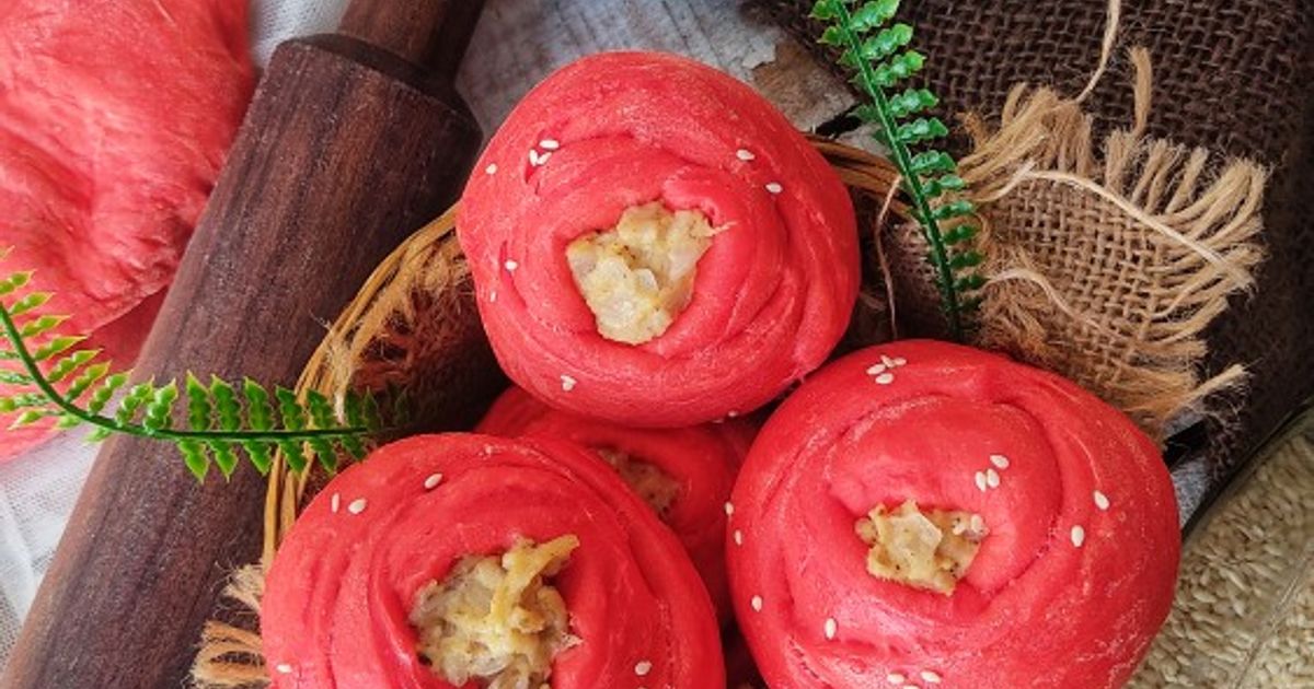 Rose Bread Recipe by Sanober Danish - Cookpad