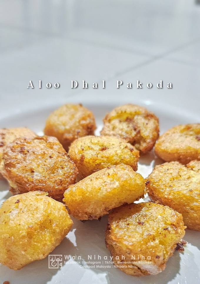 Resipi Cucur Kentang dan Dhal (Aloo Dhal Pakoda) oleh Nihadriz Niha ...