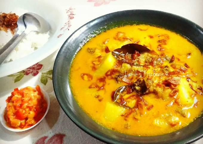 Resep Gule Sapi Kentang versi Jawa Favorite nya si bontot😘😘 oleh ...
