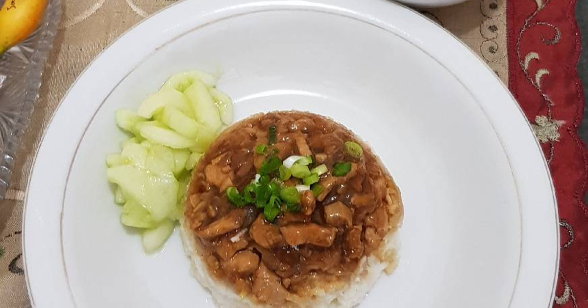 Resep Nasi Tim Ayam oleh natika - Cookpad