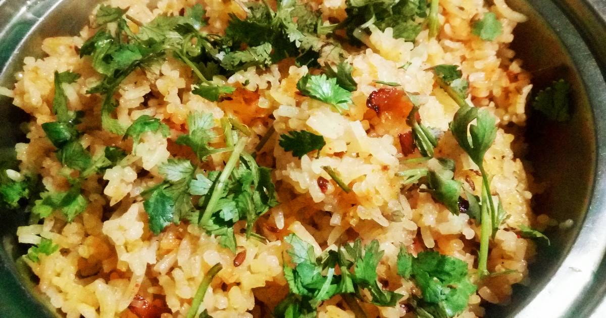 Tadka rice Recipe by Rupali verma - Cookpad