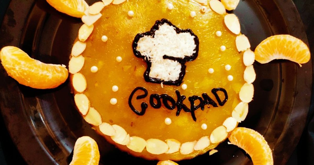 Orange Halwa Cake Recipe by Diksha Singh - Cookpad