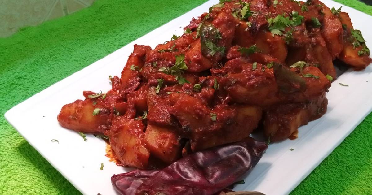 Lal Aloo Recipe by Man o Salwa By Neelam Saleem - Cookpad