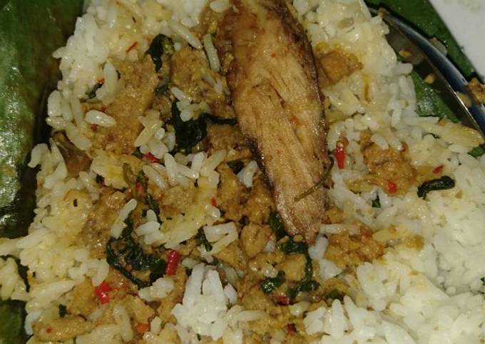 Resep Nasi bakar oncom tongkol oleh Mimi Dhe - Cookpad