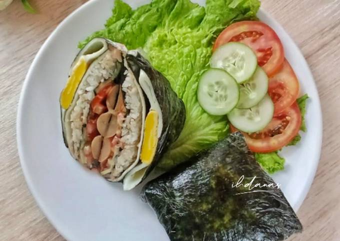 Resep Korean Rice Sandwich/Ide Bekal sat set oleh ihdanas - Cookpad