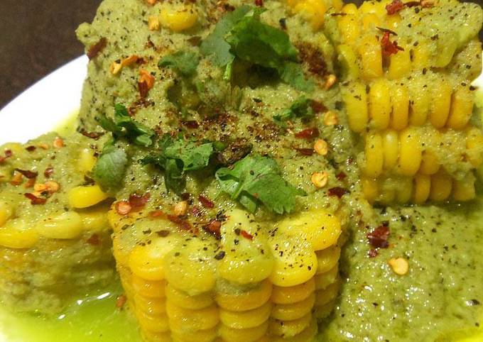 Hara Makka Recipe by Ketan Mukundrao Gunjal - Cookpad
