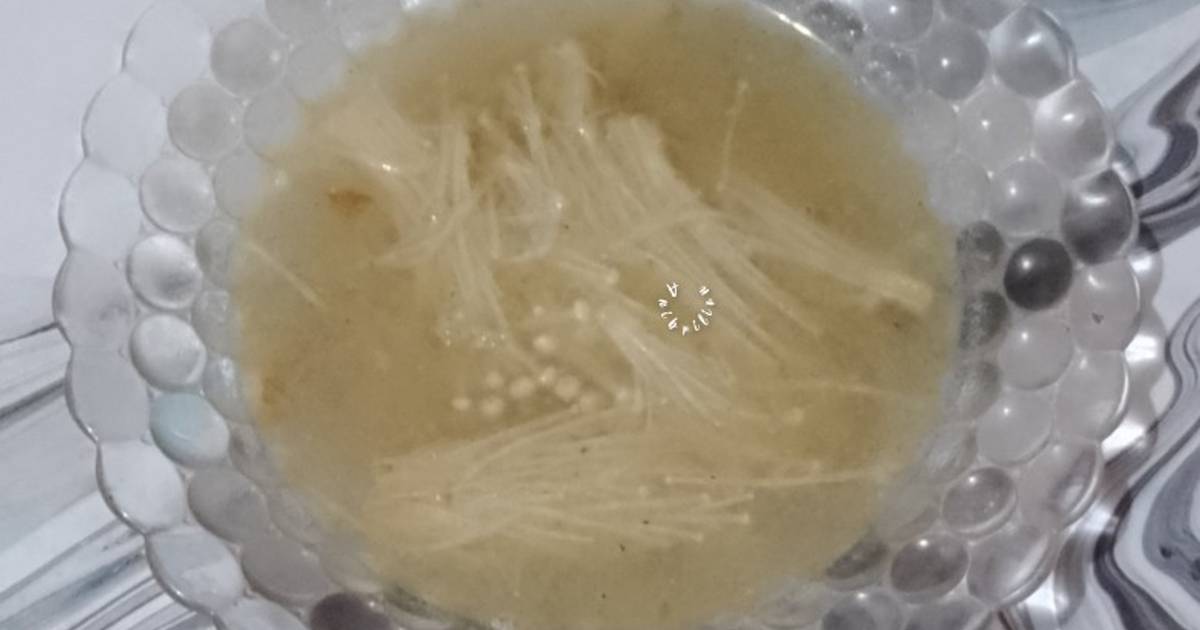 733 resep sup jamur enoki enak dan mudah - Cookpad