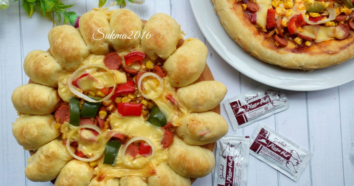 Resep pizza homemade topping telur rumahan enak dan mudah - Cookpad