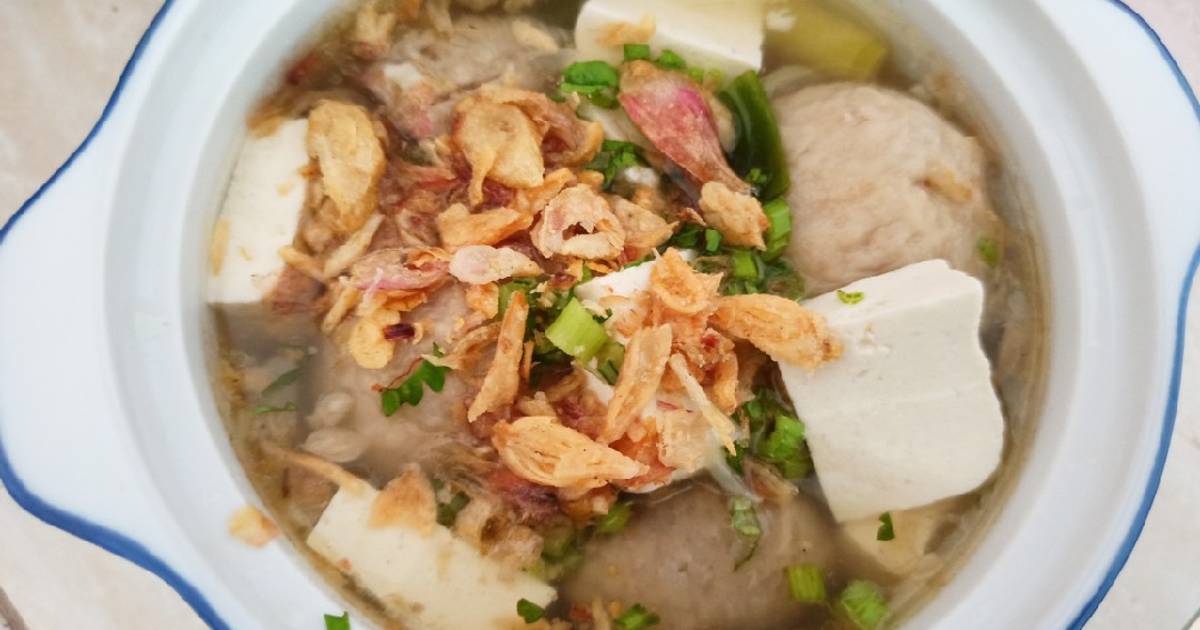 497 resep sop tahu putih sapi enak dan mudah - Cookpad