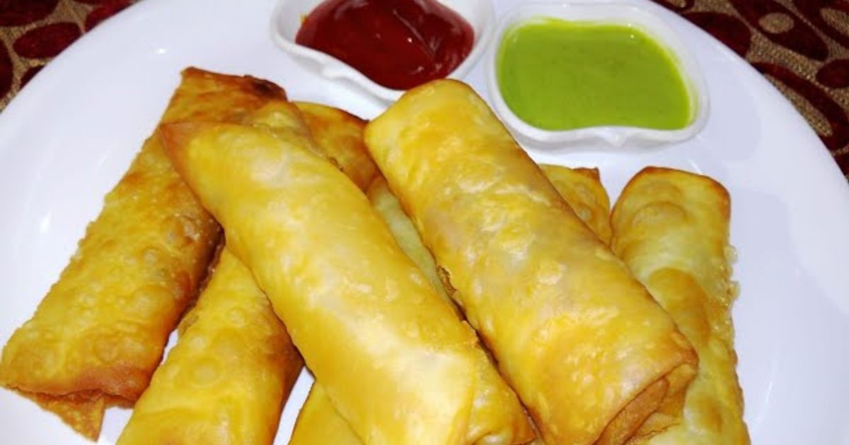 Veg Spring Rolls Recipe By Riya's Kitchen & Vlogs