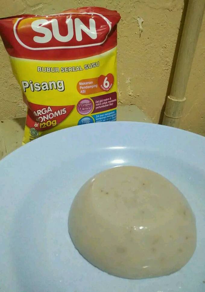 Resep 4. MPASI MENU SELINGAN "PUDING PISANG SUN" (USIA 8M+) oleh Tri ...