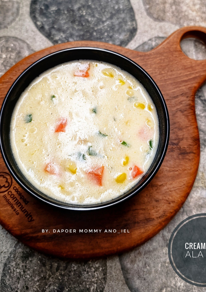 Resep Cream Soup Ala Kfc oleh Restu (Mommy Ano_ieL) - Cookpad