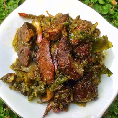 Resep Sambal paru cabe hejo oleh Amelia Arbal - Cookpad