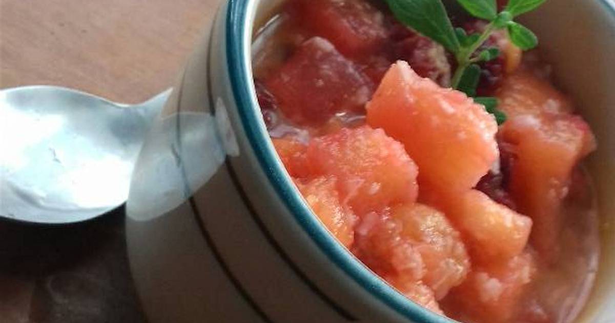 Almíbar de frutas Receta de Zoe Guzman- Cookpad