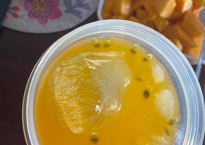 Resep Es jeruk markisa oleh Desy Wien - Cookpad