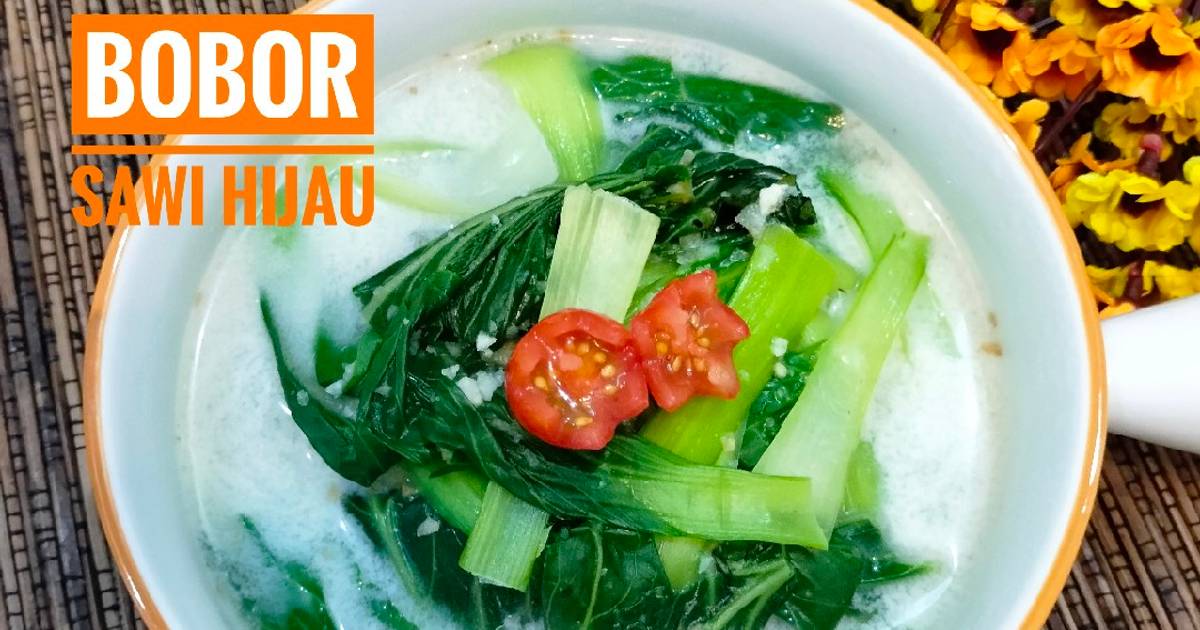 Resep Bobor Sawi Hijau oleh Sari's Kitchen - Cookpad