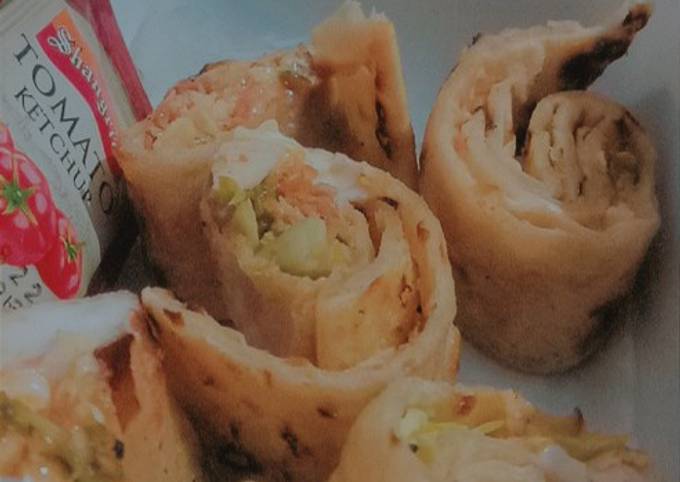 One bite roll paratha Recipe by Sumera Rahman - Cookpad